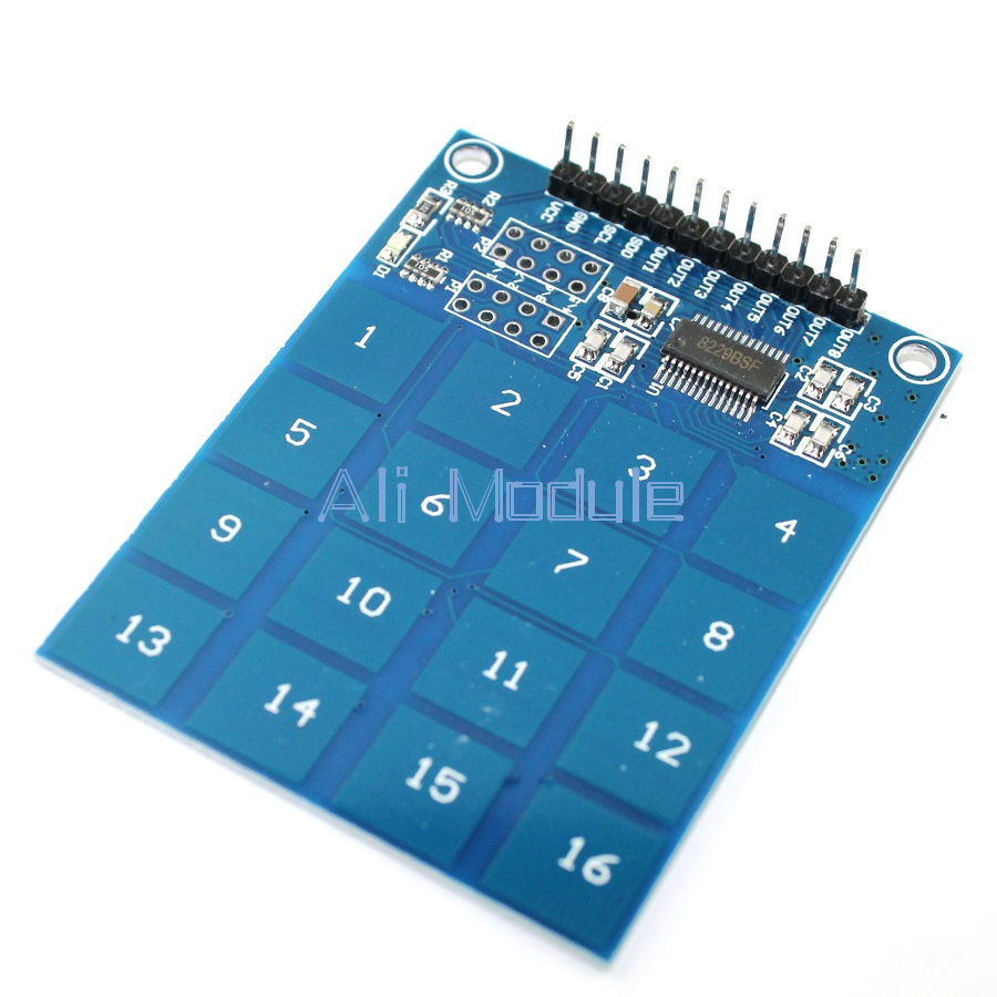 Arduino TTP229 16 Channel Digital Capacitive Switch Touch Sensor Module | eBay