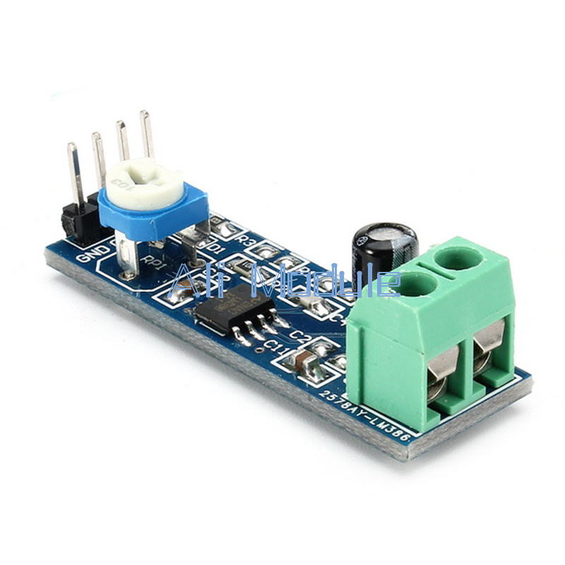 2PCS LM386 Module 20 Times Gain Audio Amplifier Module F Raspberry Pi ...