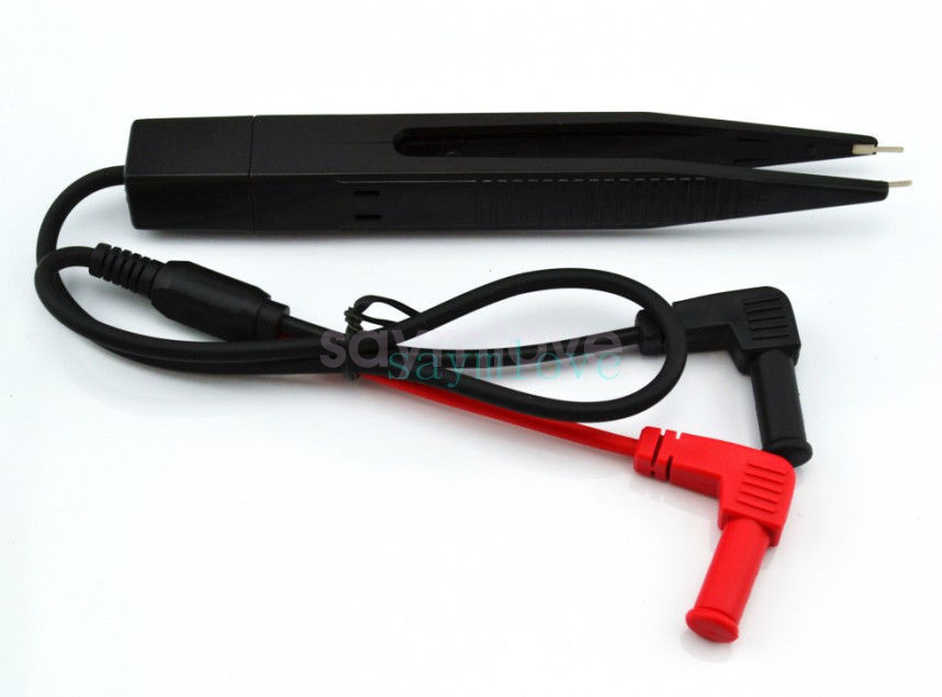 SMD SMT Chip Test Clip Lead Probe Multimeter Meter Tweezer Capacitor ...