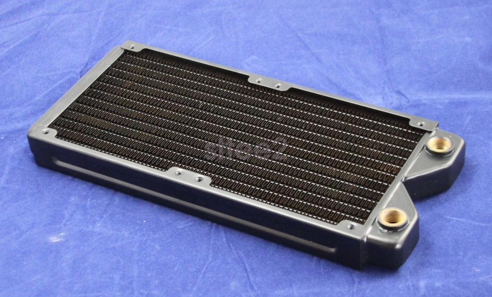 240mm Black Pure Copper Water Cooling Radiator G1/4 for PC Linquid ...