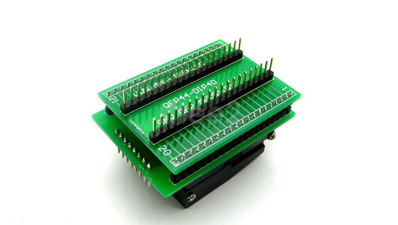 TQFP44 QFP44 PQFP44 To DIP40 IC Test Converter Socket Programmer ...