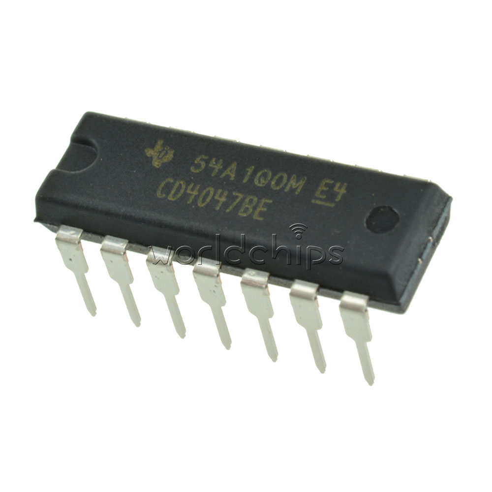 5pcs CD4047 CD4047BE CMOS Monostable Multivibrators DIP14 DIP-14 TI IC ...