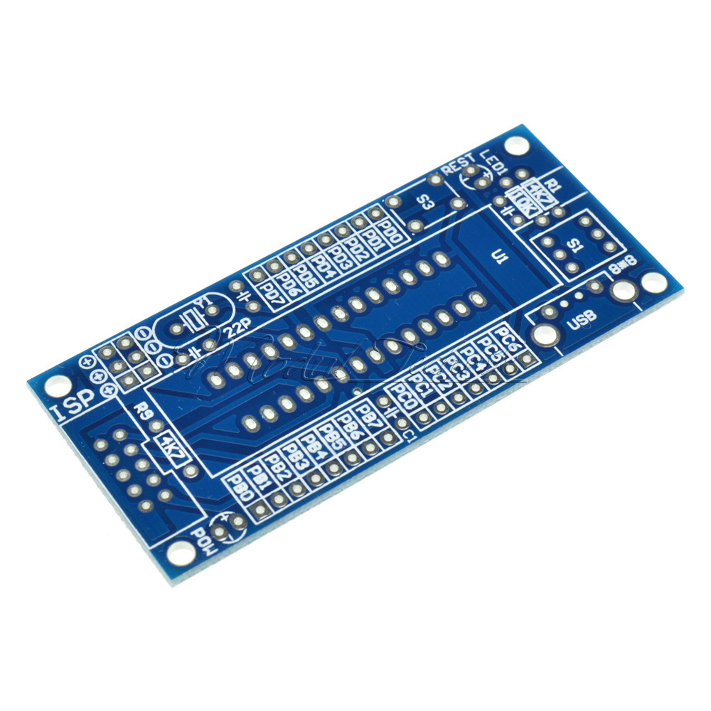 Atmega8 Atmega48 Atmega88 Development Board Avr No Chip Kit Diy Ebay 