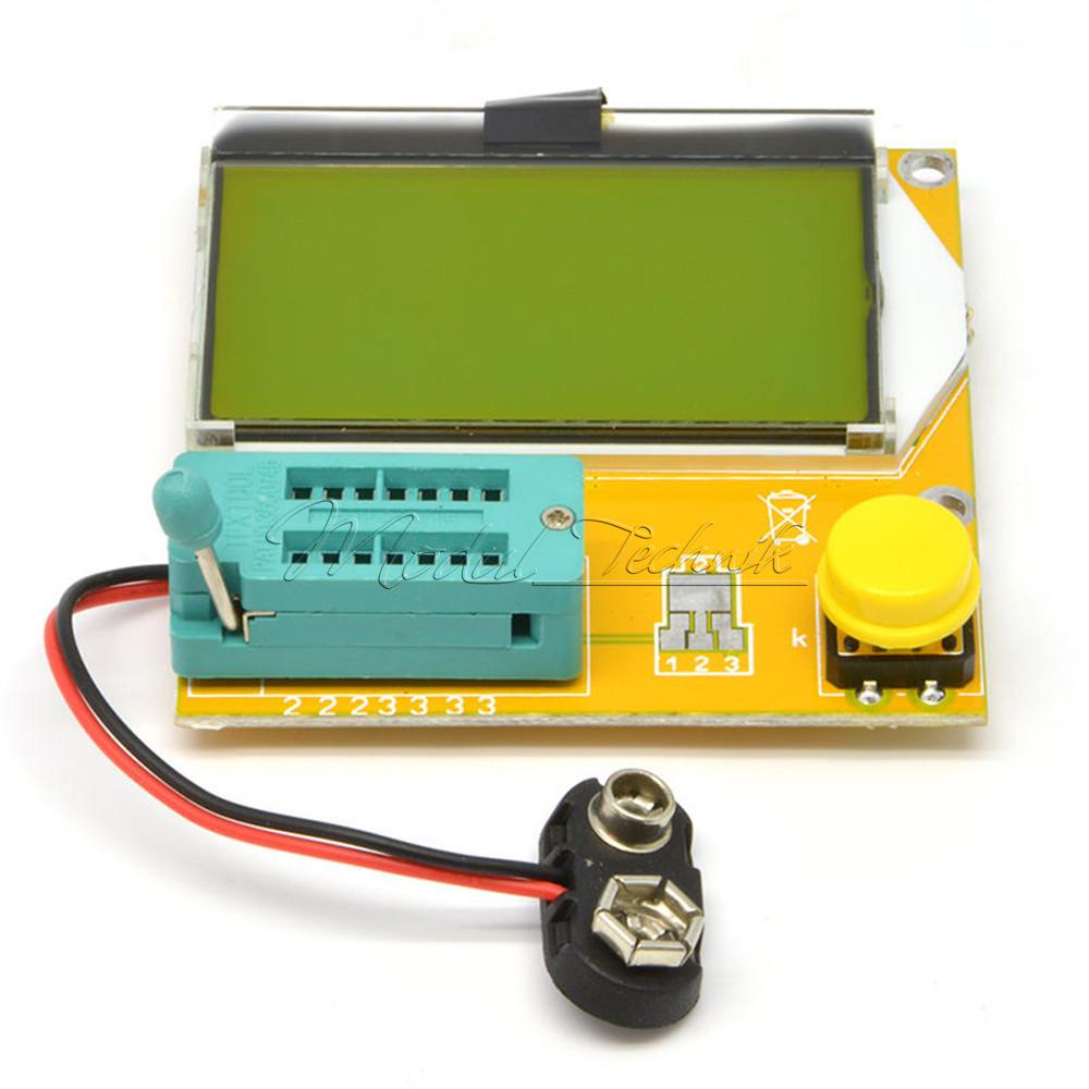 LCR-T4 LCR-T5 ATmega328 Digital Transistor Tester 12864 LCD Capacity ...