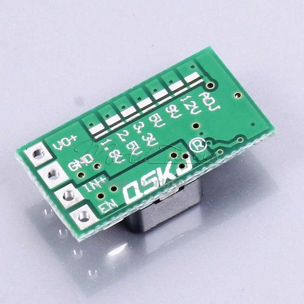 5PCS Mini Buck Converter DC~DC 12~24V To 5V 3A Adjustable Step Down ...