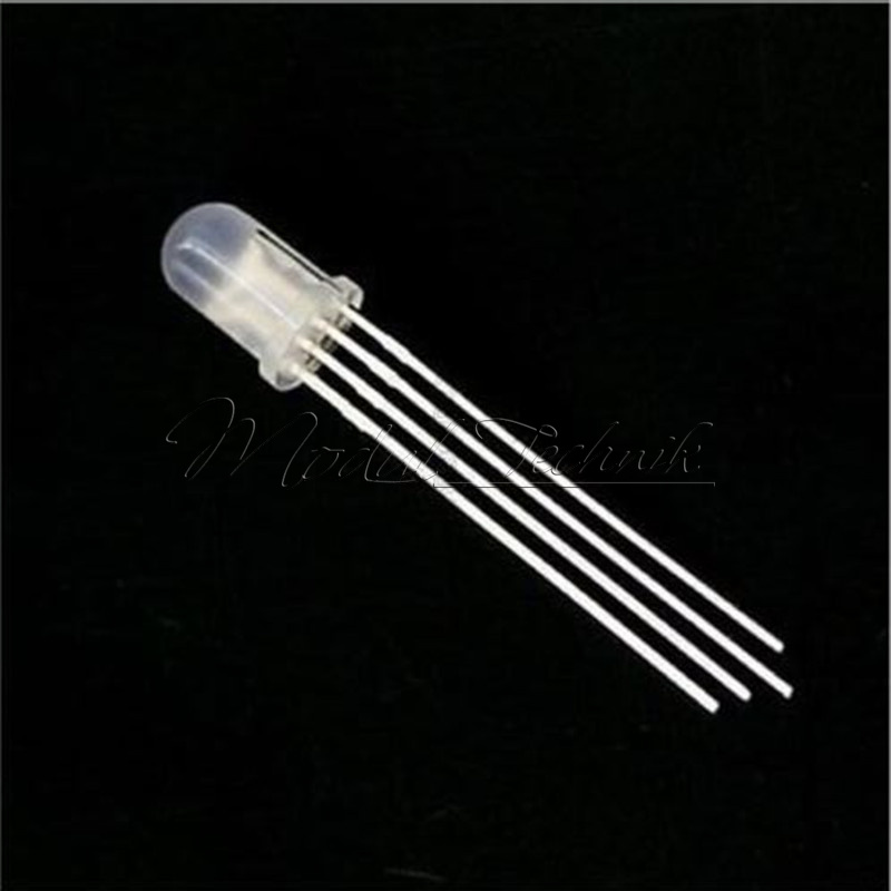 15Pcs LED RGB common cathode 4-PINS F5 5MM Super Bright Bulb Lamp new ...