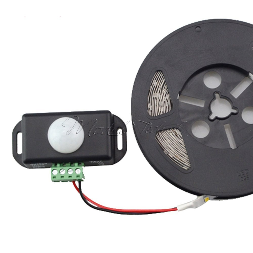 Pir 8 Dc 12v 24v 8a Automatic Infrared Motion Sensor Pir Switch For Led