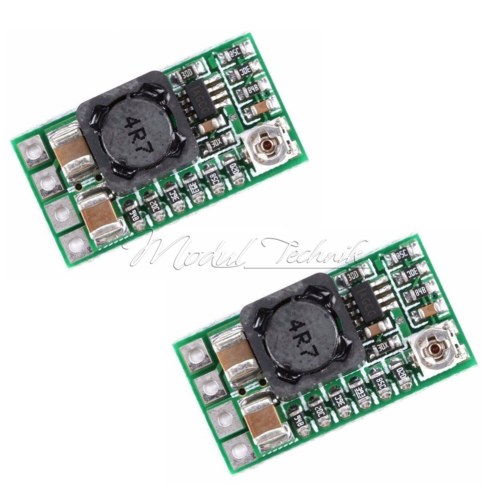 5PCS Mini Buck Converter DC~DC 12~24V To 5V 3A Adjustable Step Down Power Module | eBay