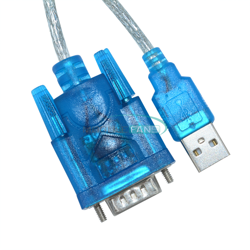 Blue Usb To Rs232 Serial Port 9 Pin Db9 Cable Serial Com Port Adapter Convertor Ebay