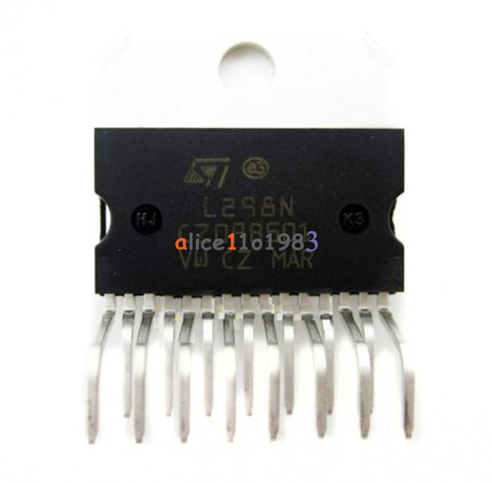 St L298n Dual Full Bridge Motor Driver - cleverhub