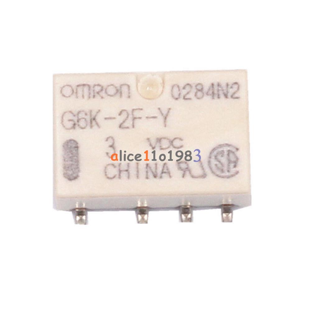 5pcs smd g6k-2f-y signal relais 8pin omron relay dc 3v 5v 12v 24v | eBay
