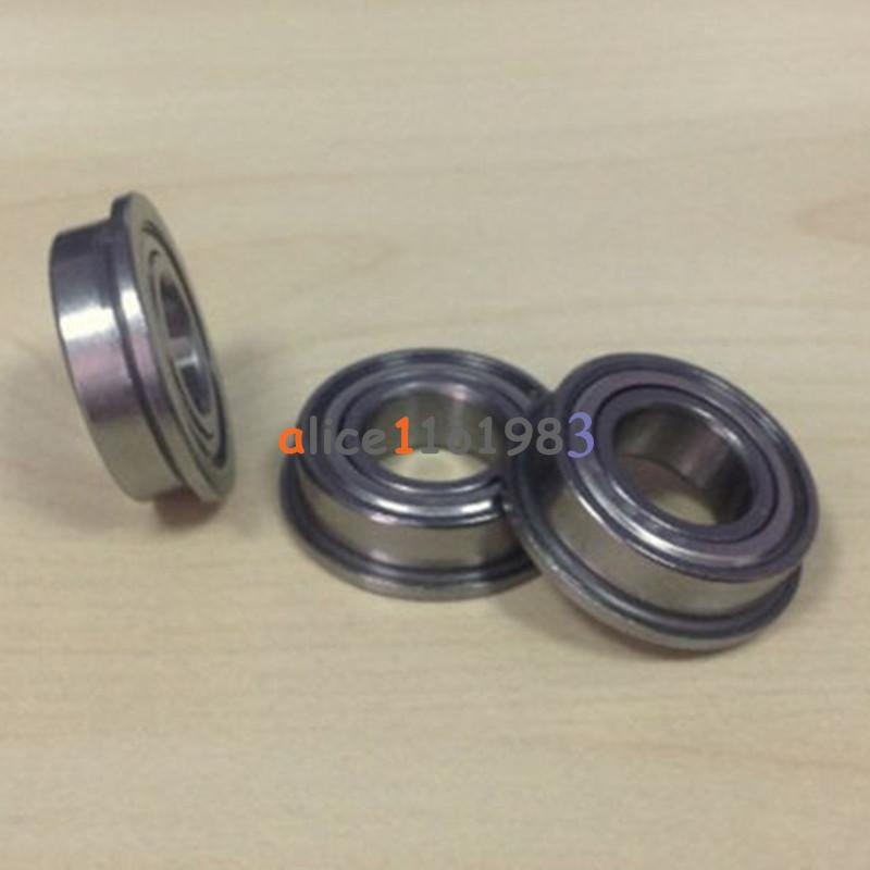 20PCS MF63zz Mini Metal Double Shielded Flanged Ball Bearings ...