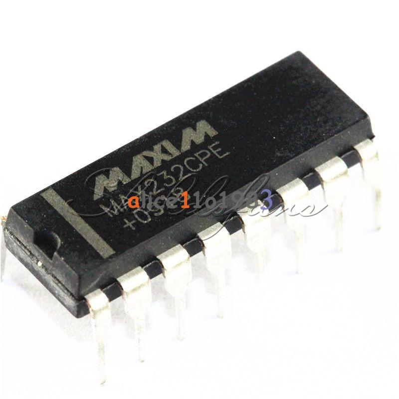 20PCS MAX232EPE MAX232 DIP-16 MAXIM CHIP IC