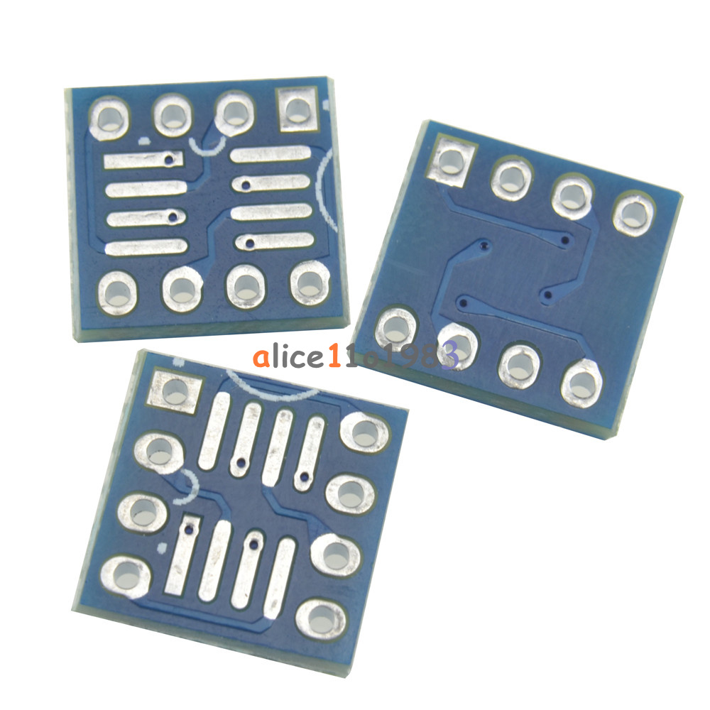 10/20/50/100PCS SOP8 SO8 SOIC8 TSSOP8 MSOP8 DIP8 Adapter PCB Conveter ...