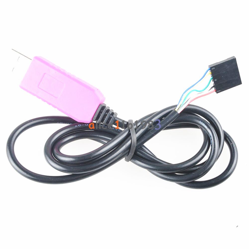 PL2303TA /PL2303HXD 6Pin USB to RS232 TTLCable Module for WIN XP WIN7/8 ...