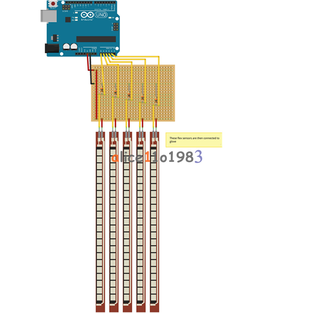 Flex Sensor 4.5" Sensor Bend Measuring Bending | eBay