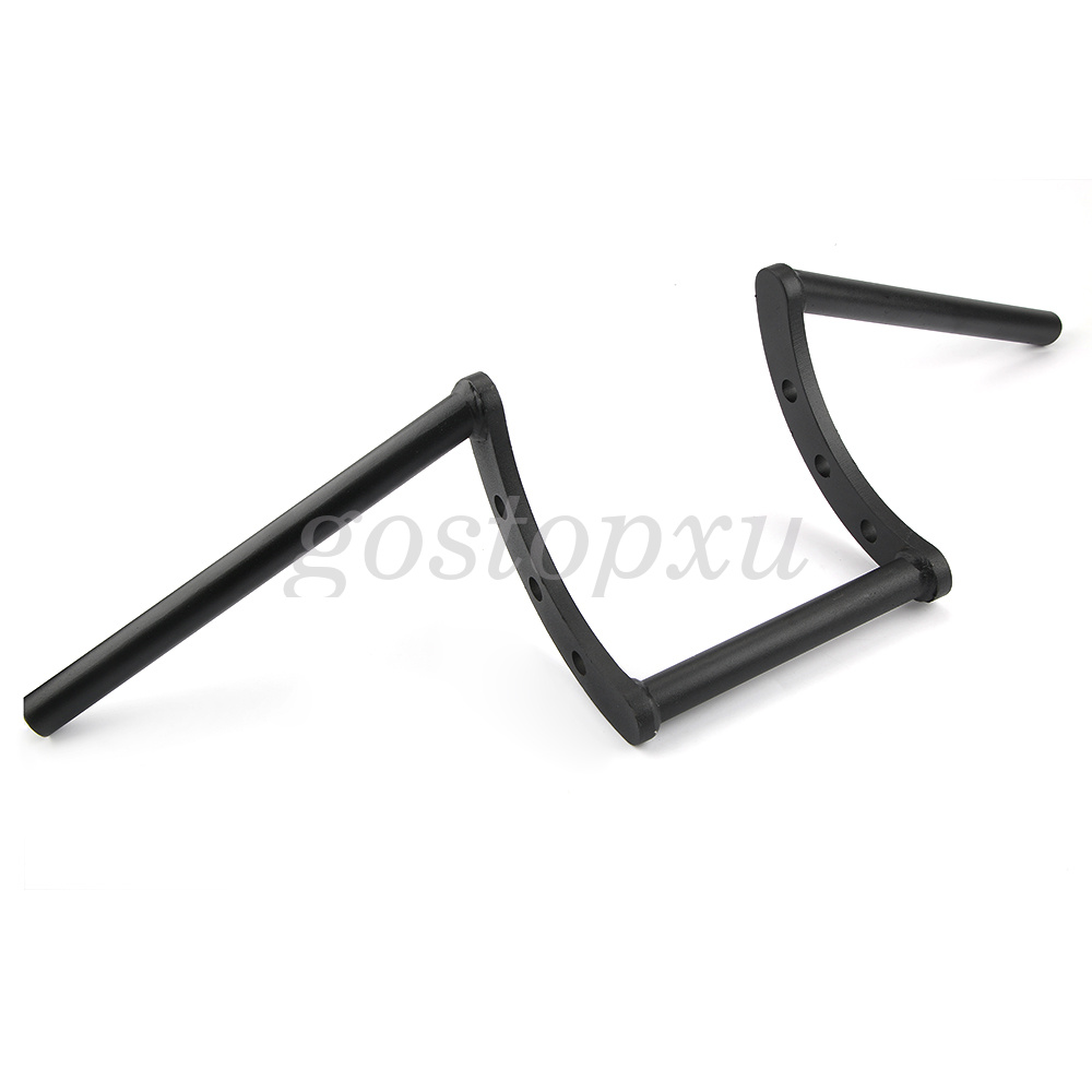 1'' & 7/8" Motorcycle Handlebars Z Bar Drag Bars For Harley Honda ...
