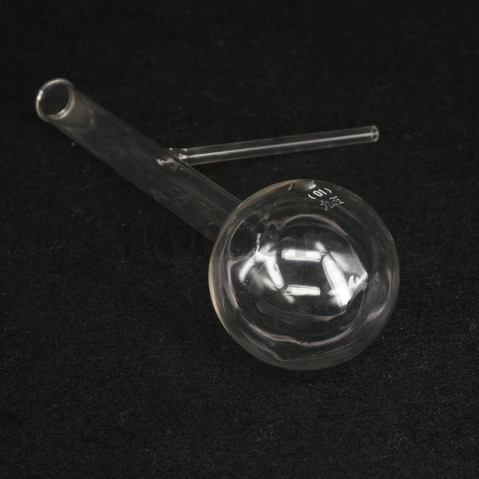 100ml Glass Distillation Flask Round Bottom with Side Arm Distilling ...