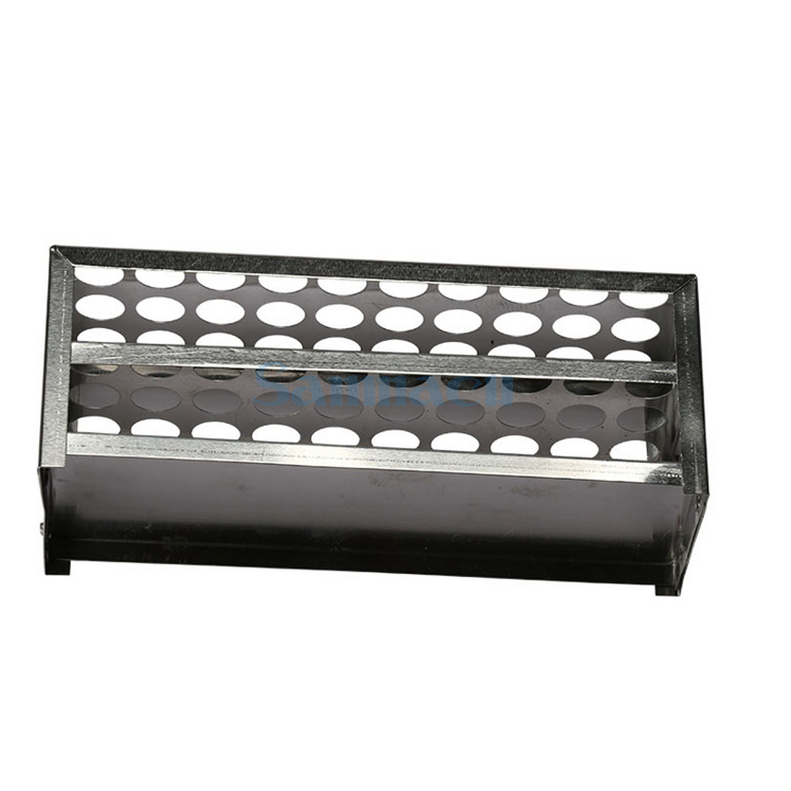 15.5-21.5mm Inner Diam 30/40 Holes Aluminum Test Tube Stand Rack Holder ...