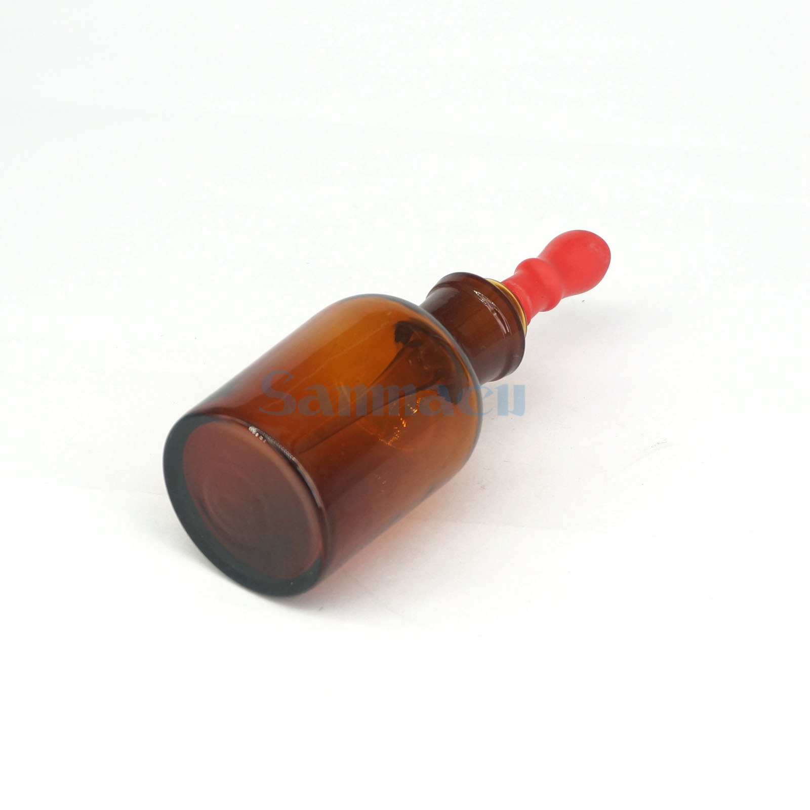30/60/125ML Brown Glass Dropping Bottle Pipette With Ground Stopper and ...