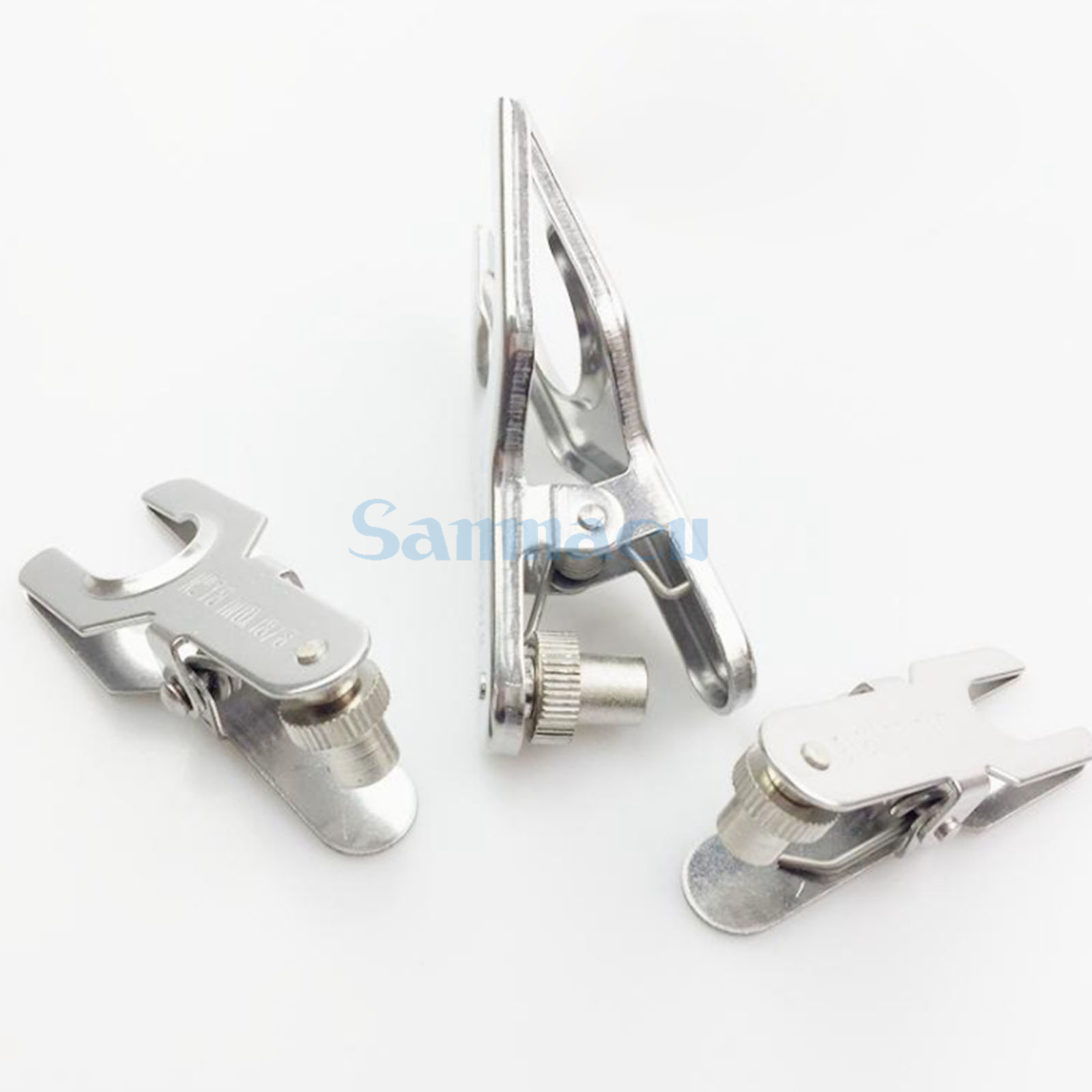 #12 #29 #35 #40 Joint Stainless Steel Lab Clamp Pinch Clip Glass Ball ...