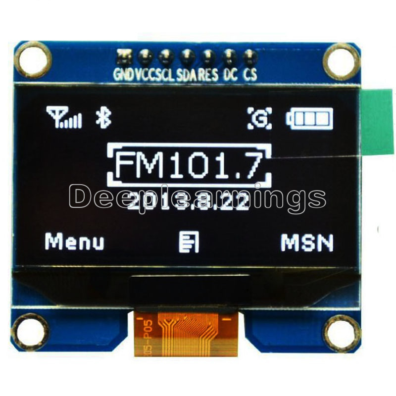 154 White Spi Oled Lcd Led Display Module Spi For Arduino Avr Stm32