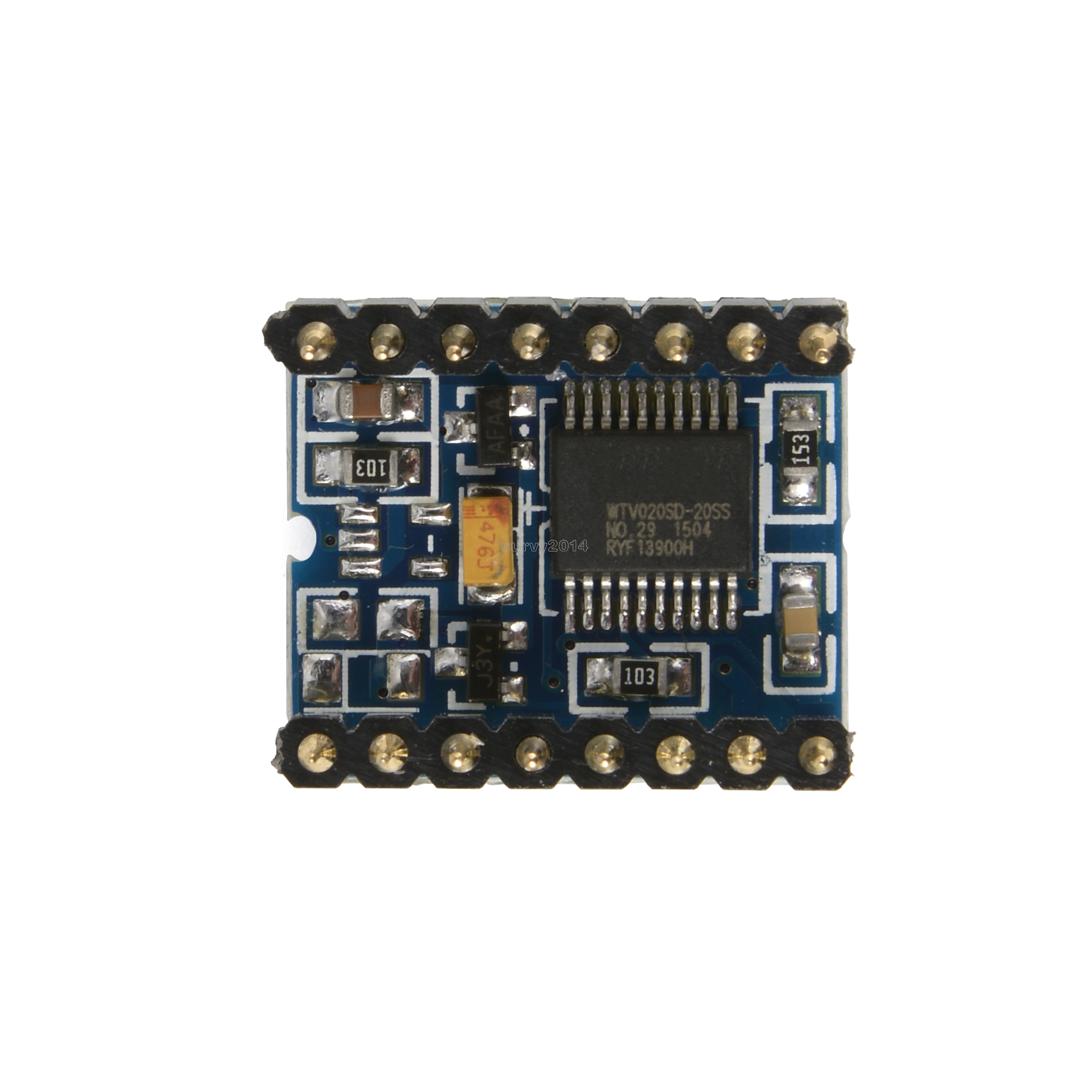 U-disk audio player TF SD card voice module MP3 Sound WTV020-SD-16P ...
