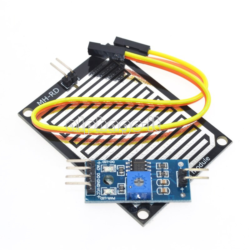 12510pcs Raindrops Rain Detection Sensor Weather Humidity Module For Arduino Ebay