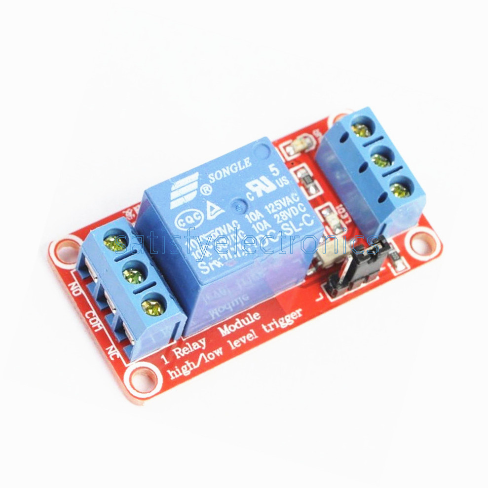 1PCS New 12V 1 Channel Relay Module With OPTO Isolation High Low Level ...