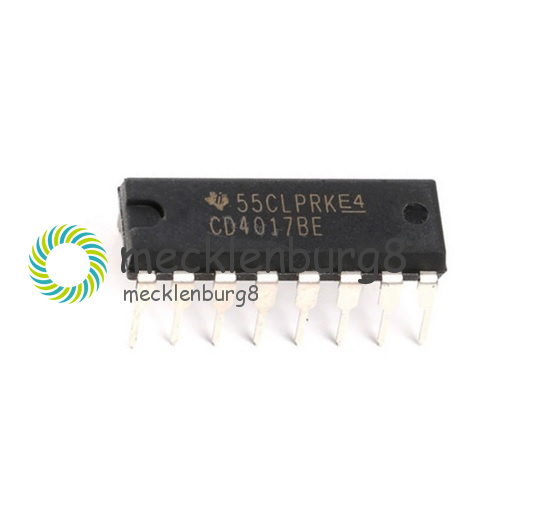 10Stks CD4017 CD4017BE 4017 DIP-16 DECADE COUNTER DIVIDER IC New | eBay