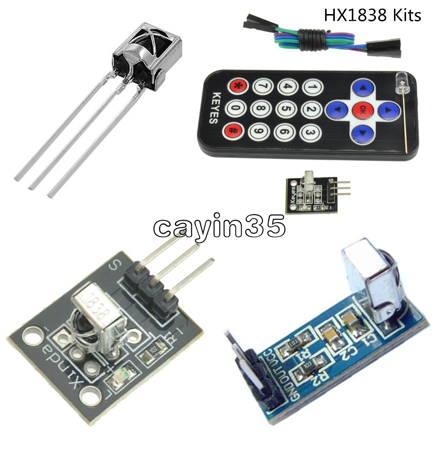 2PCS VS1838 HX1838 TL1838 VS1838B IR Receiver Remote Control for ...