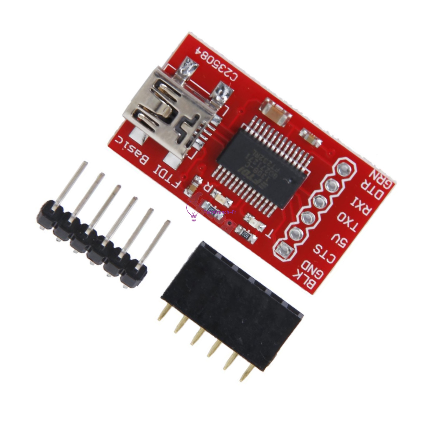 FT232RL FTDI USB 2.0 to TTL Serial Adapter Module for Arduino Mini Pro ...