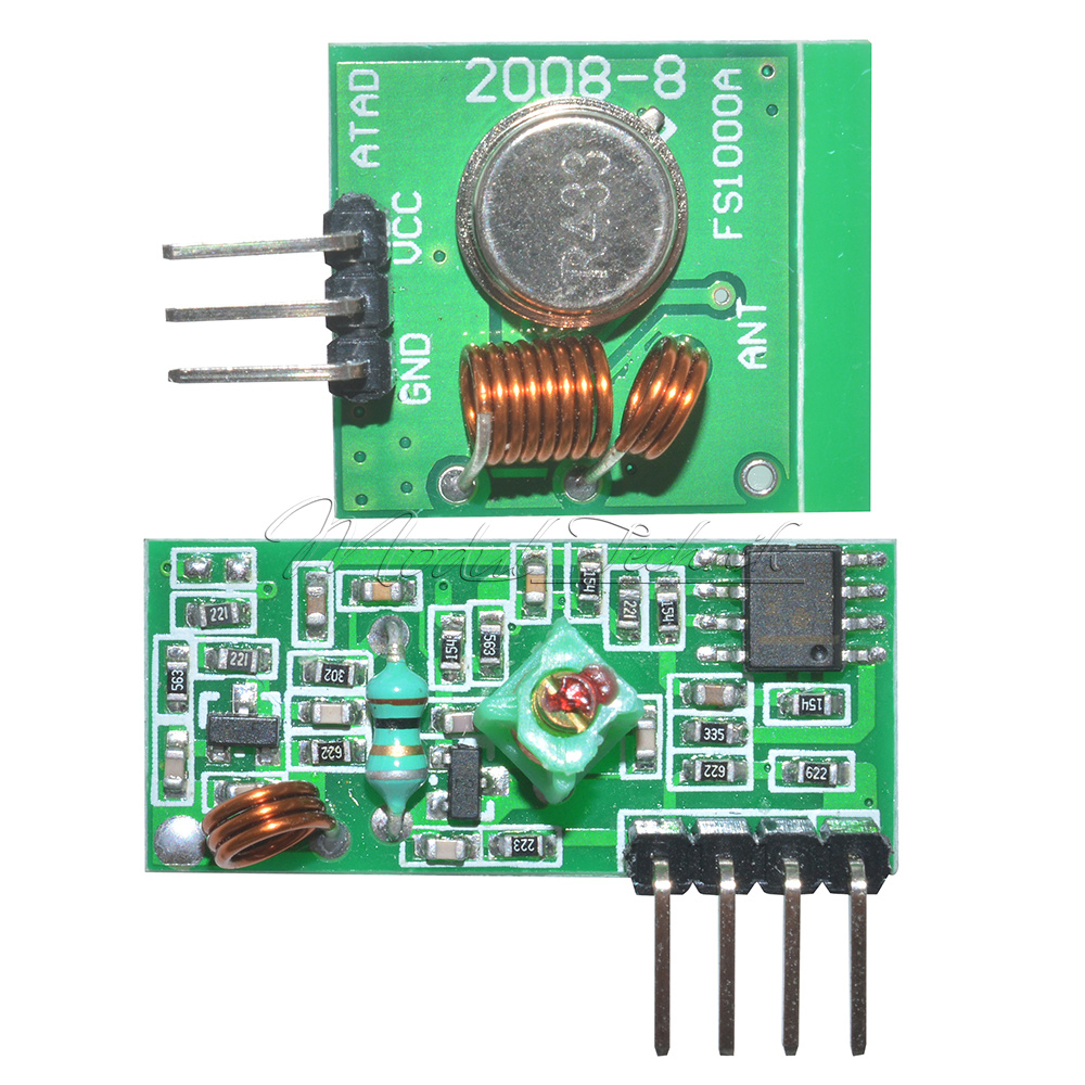 5X 433 Mhz RF Sender Empfänger Receiver Modul Arduino Wireless ...