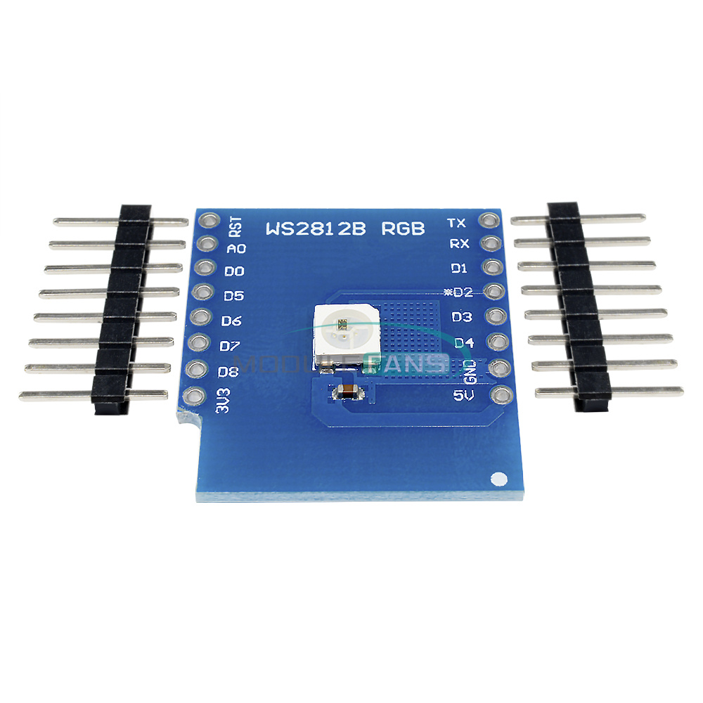 RGB LED Shield WS2812B Wemos D1 Mini ESP8266 For Arduino WS2812B Board ... RGB LED Shield WS2812B Wemos D1 Mini ESP8266 For Arduino WS2812B Board ...