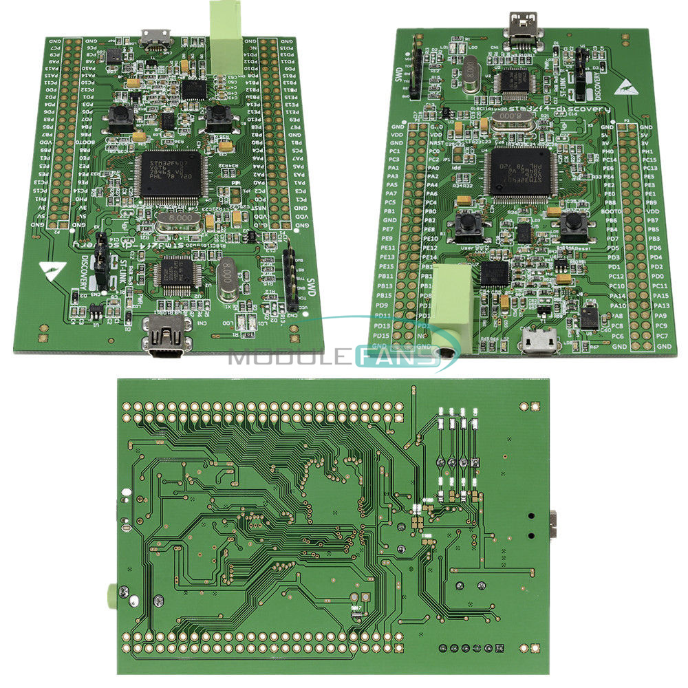 Stm32f4 Discovery Stm32f407 Cortex-m4 Development Board st-link V2 NEW ... Stm32f4 Discovery Stm32f407 Cortex-m4 Development Board st-link V2 NEW ...