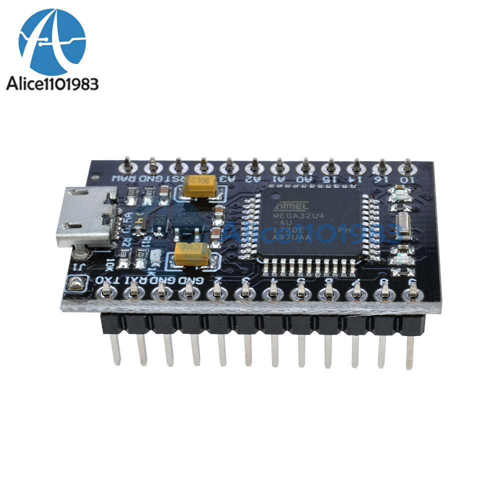 Pro Micro ATMEGA 32U4 5V 16MHz Controller USB Board con Bootloader per ...