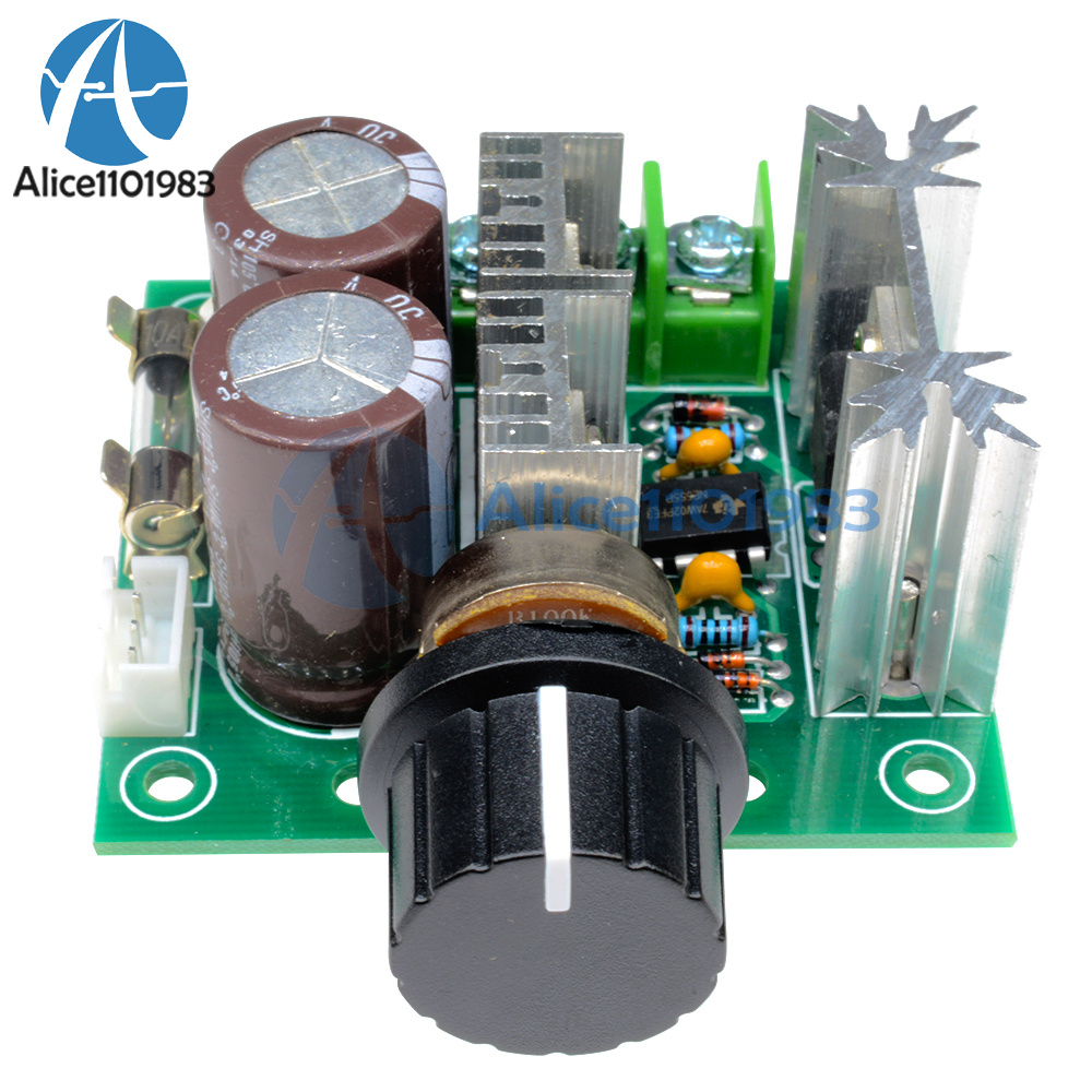 2PCS 10A 12-40V Pulse Modulation 13khz PWM Motor Adjuster Speed Control Switch | eBay