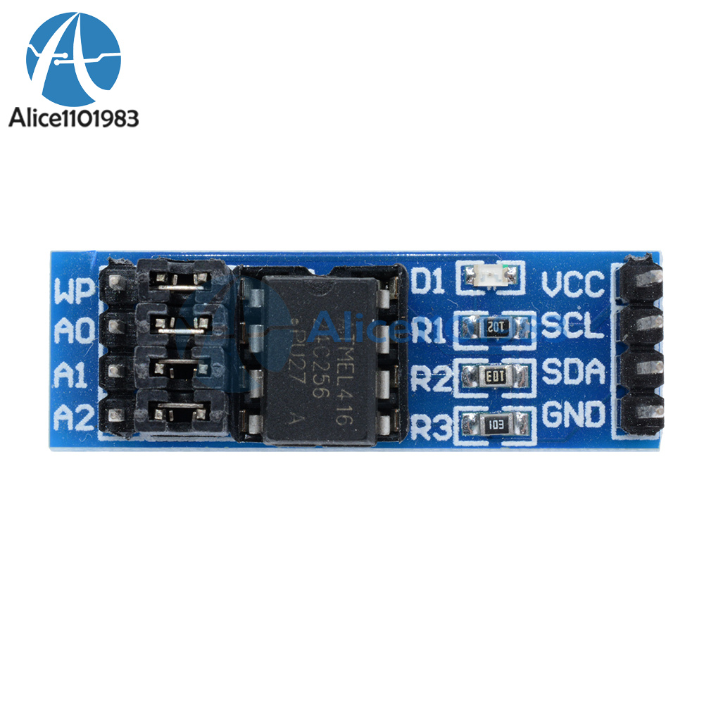 At24c256 Serial Eeprom I2c Interface Eeprom Data Storage Module For Arduino Pic Ebay 6822