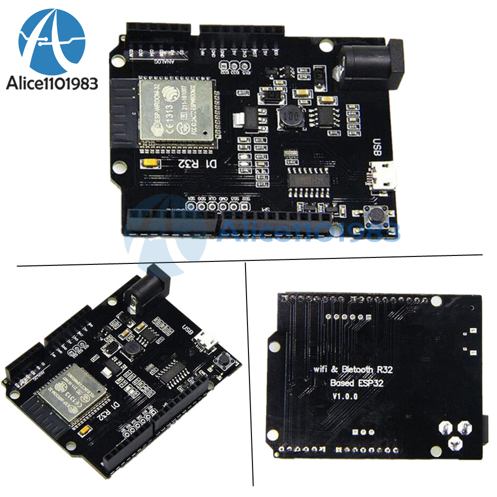 ESP32 WiFi Bluetooth UNO WeMos D1 R32 4MB Flash CH340 Devolopment Board ...