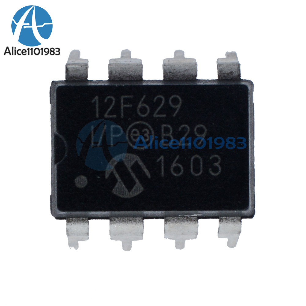 10Pcs MCU IC MICROCHIP DIP-8 PIC12F629-I/P 12F629-I/P 12F629 NEW | eBay