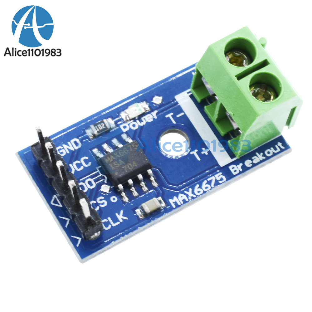 MAX6675 Thermocouple Temperature Sensor Module Type K SPI Interface For ...