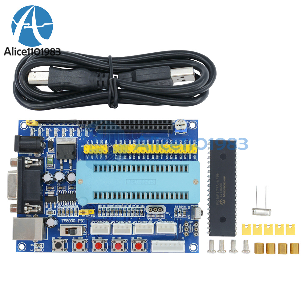 PIC16F877A PIC Minimum System Development Board JTAG ICSP Program Emulator | eBay