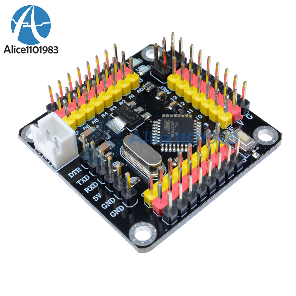 Newest 14pin Arduino Pro Mini 3 3v 8m Atmega328p Board Compatible For