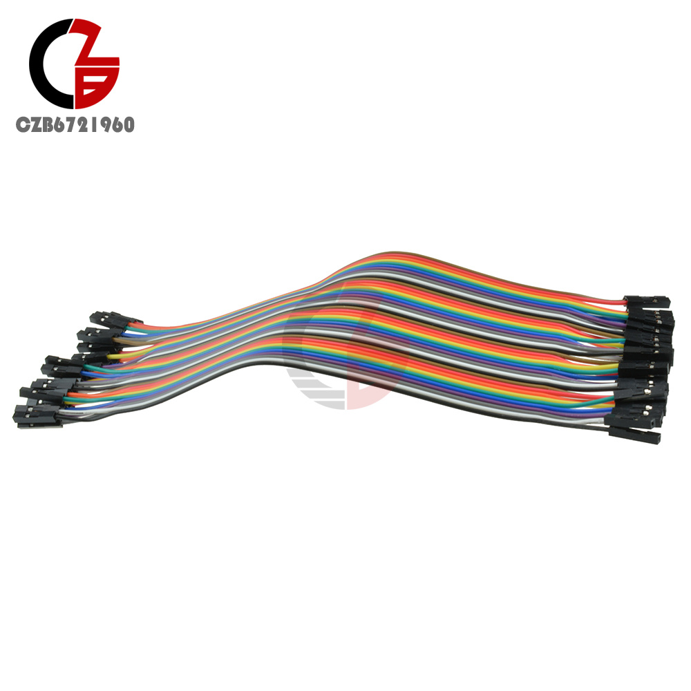 80PCS Dupont Wire Female to Female Connector Cable，2.54mm 1P - 1P For ...