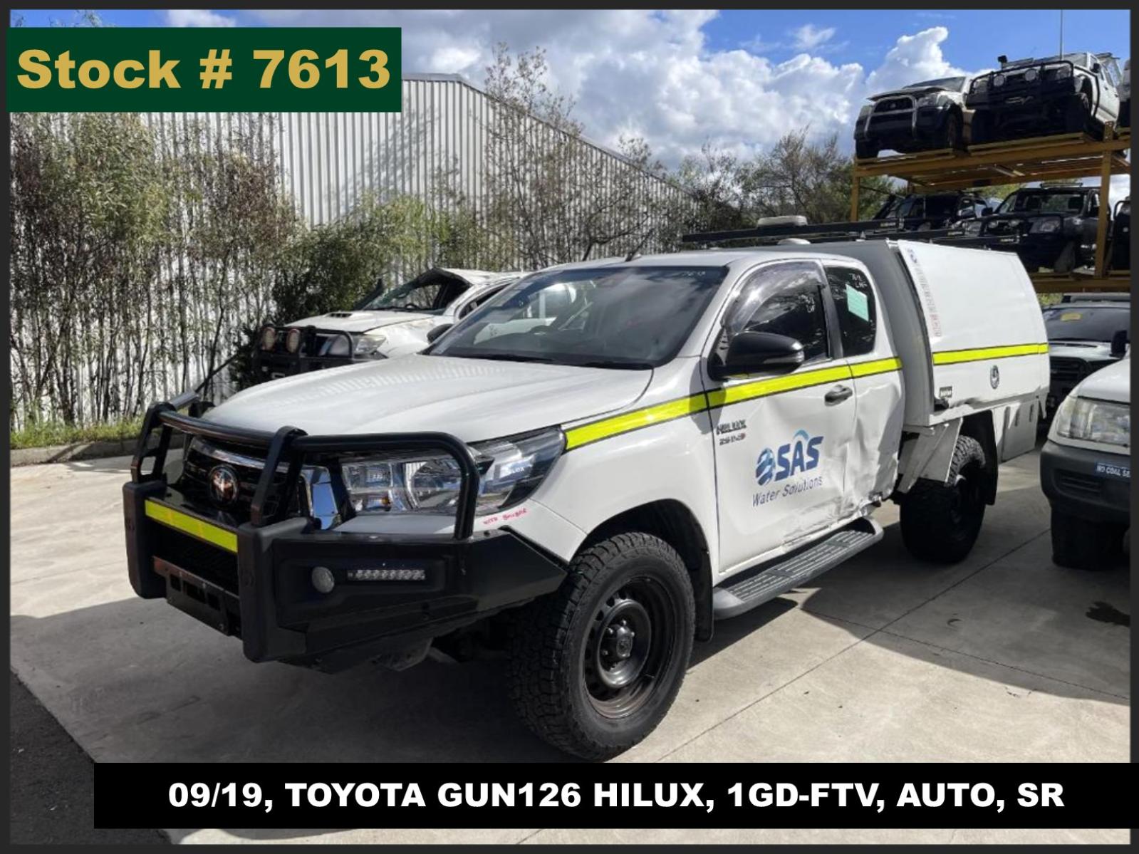 Right Rear Door Sliding Hilux Toyota 2019