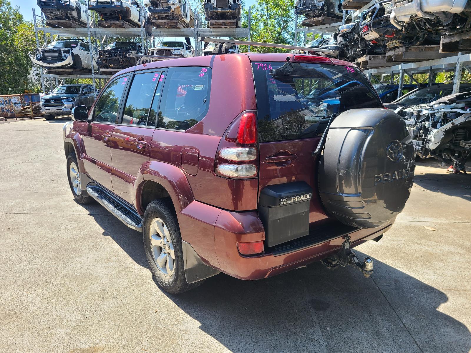 Right Rear Door Sliding Prado Toyota 2003