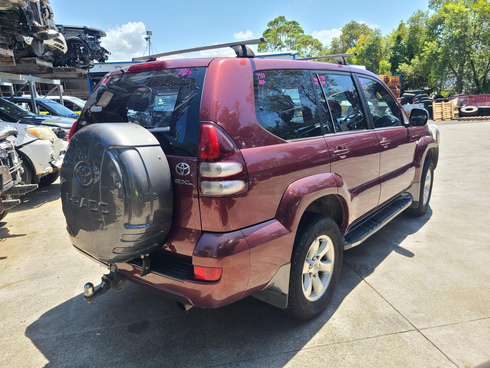 Right Rear Door Sliding Prado Toyota 2003