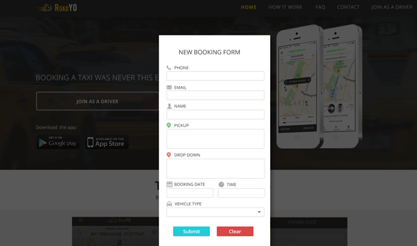 RoadYo - Taxi App Uber Clone Mytaxi Clone Lyft Clone by Appscrip