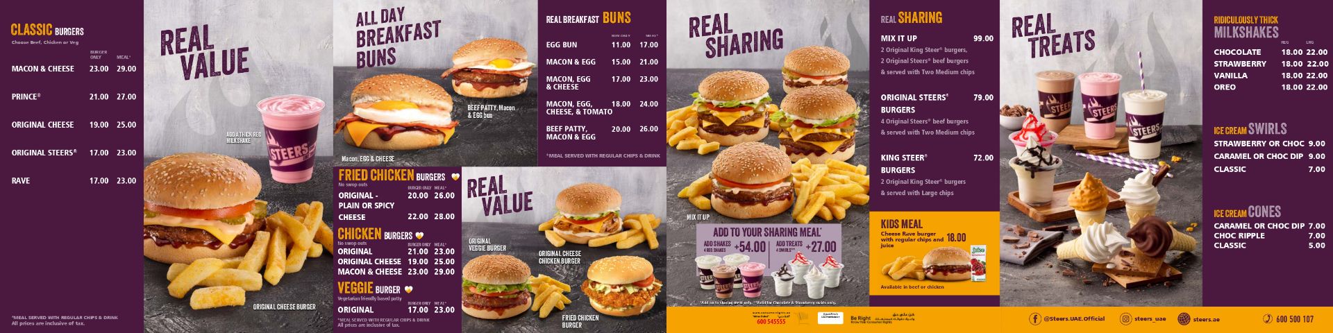Steers UAE, | Get our menu