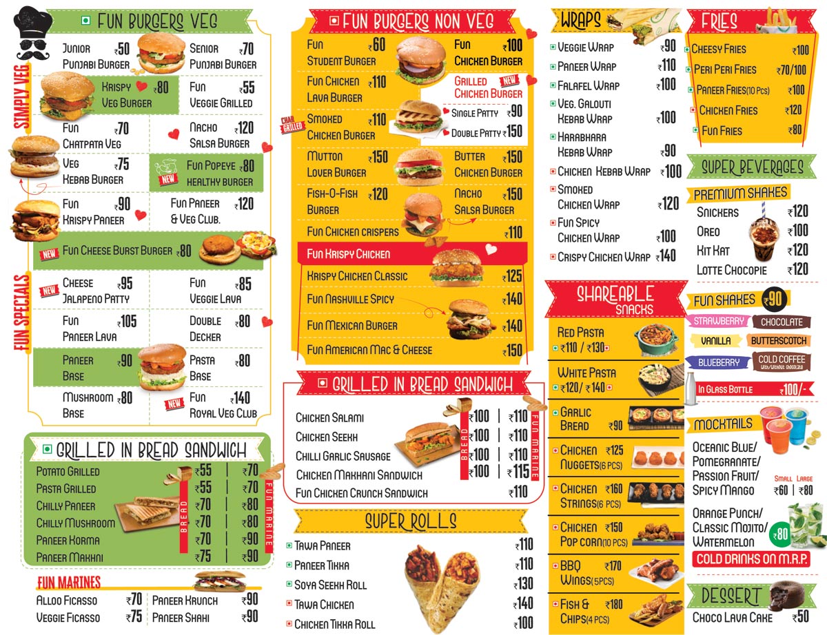 Fun Bytes, India | Get our menu